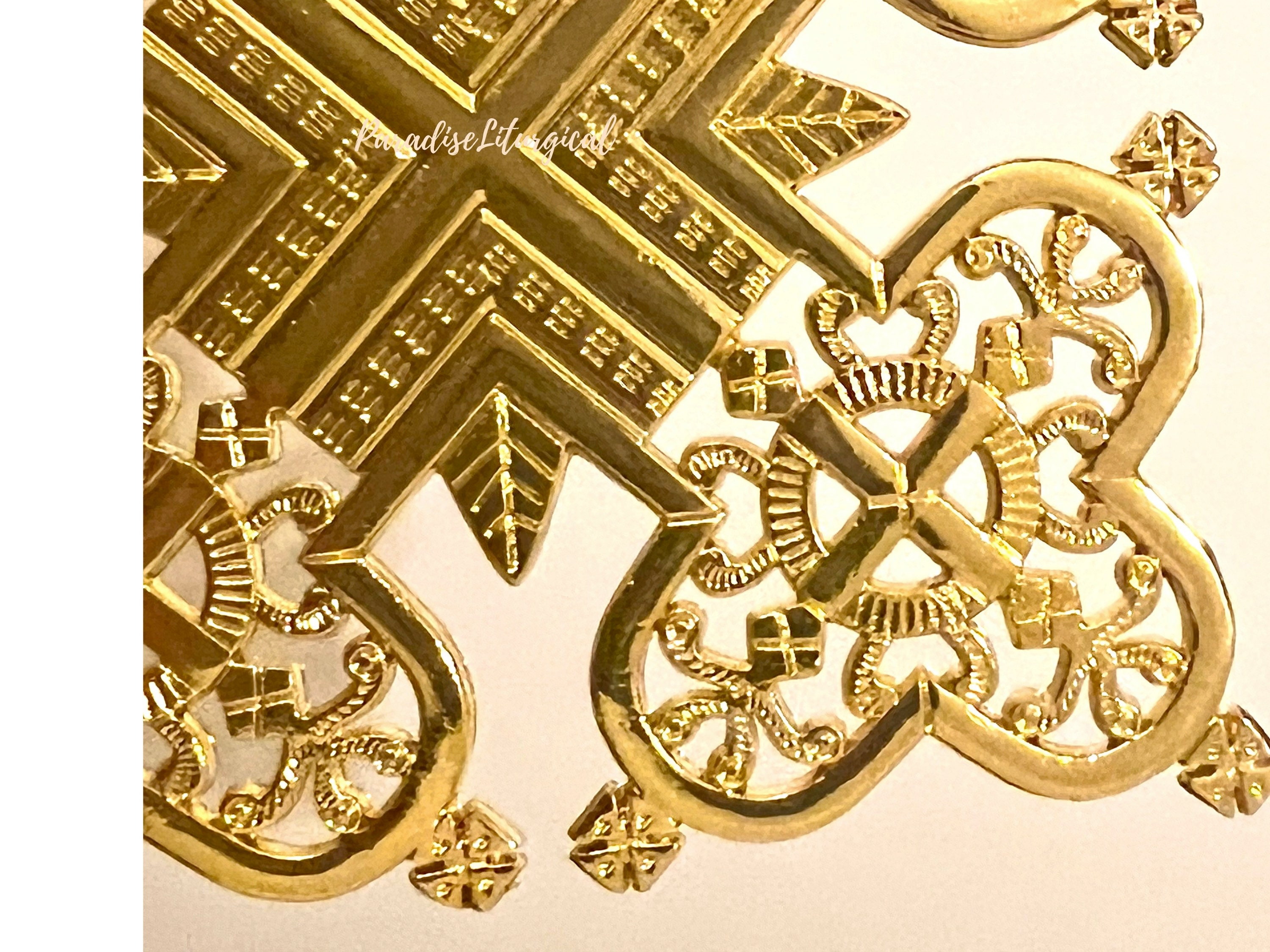 Ethiopian Hand-cross Gold Orthodox Abuna Tekle-haymanote Jerusalem ...
