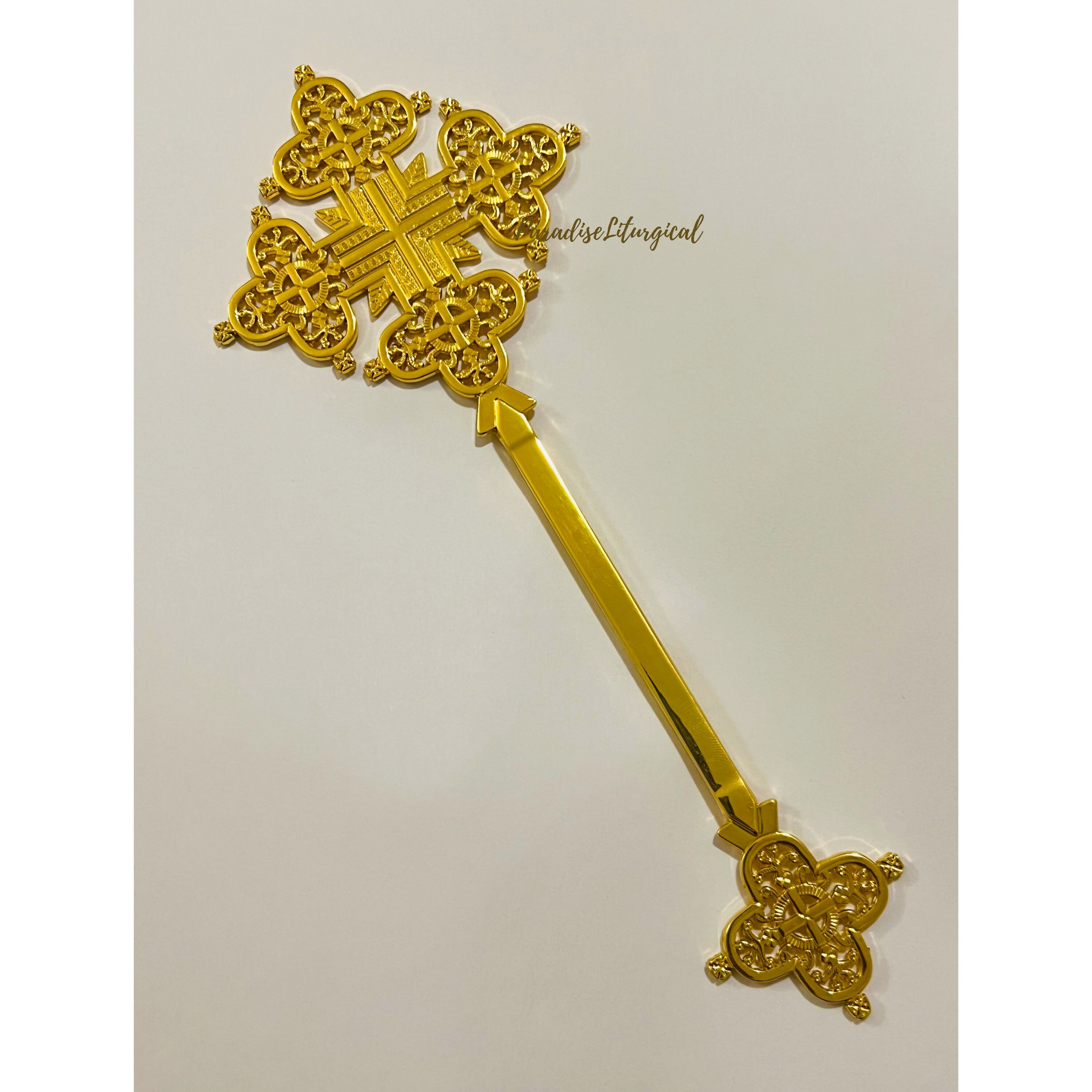 Ethiopian Hand-cross Gold Orthodox Abuna Tekle-haymanote Jerusalem ...