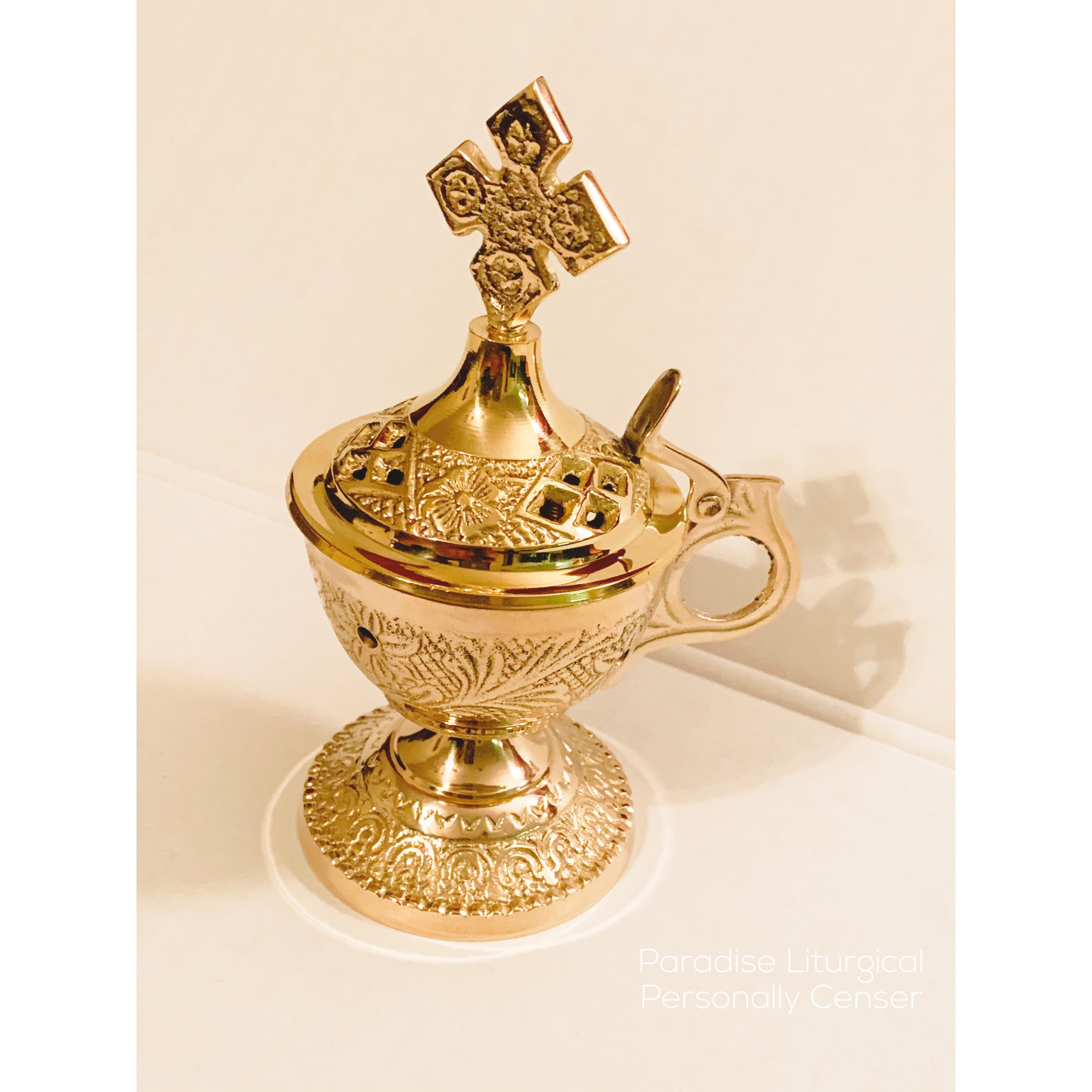 Orthodox Catholic Censer Incense Personal Brass Home Altar Prayer ...