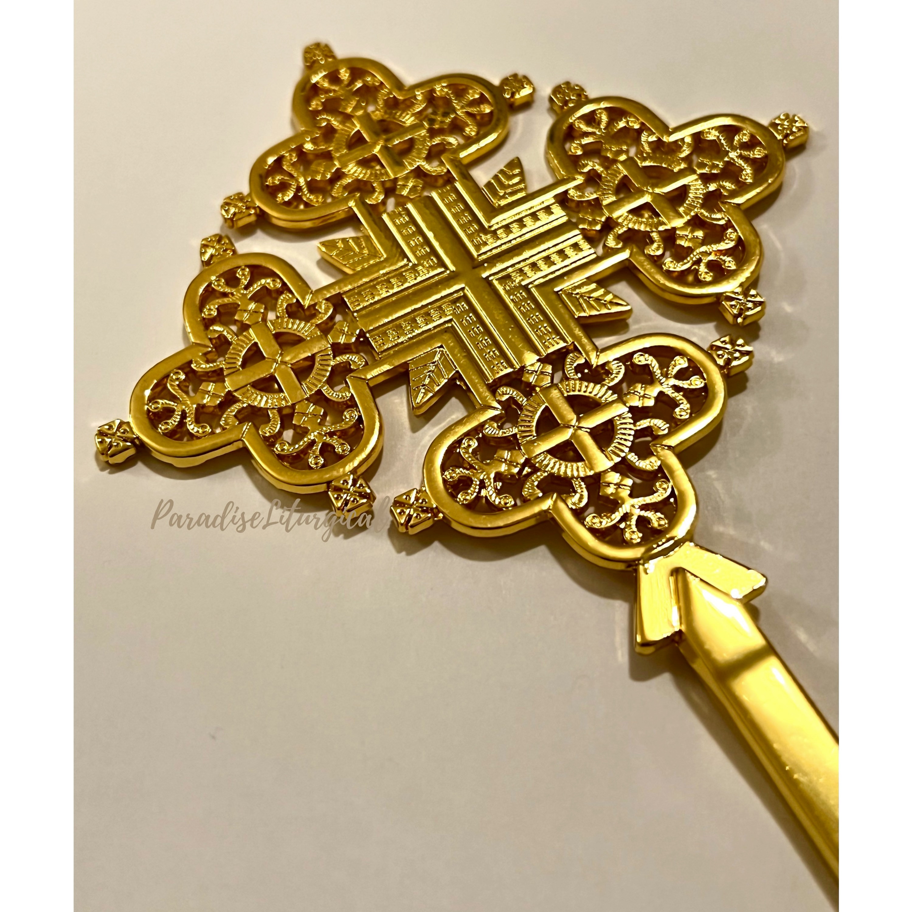 Ethiopian Hand-cross Gold Orthodox Abuna Tekle-haymanote Jerusalem ...
