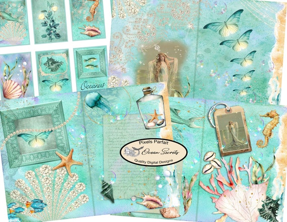 Ocean Junk Journal Pages Sea Theme Instant Printable Papers | Etsy UK Ocean Junk Journal Pages Sea Theme Instant Printable Papers | Etsy UK