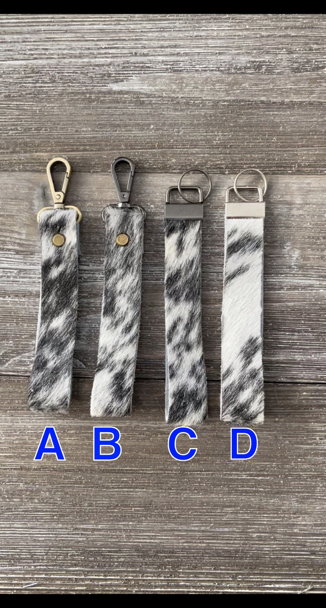Cowhide Keychains at Georgia Farber blog