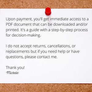 Printable Decision-making Activity Self-help Tool Personal Development ...