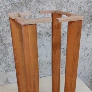 Solid Beech Cylinder Table Legs (set of 4) – Custom Sizes Available ...