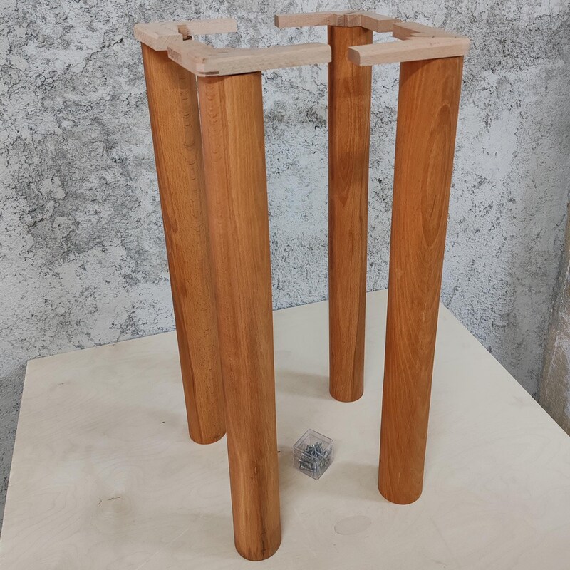 Wooden Table Legs - Etsy