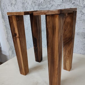 Walnut Table Legs Square Handcrafted , 3" Square Tapered – Furniture ...