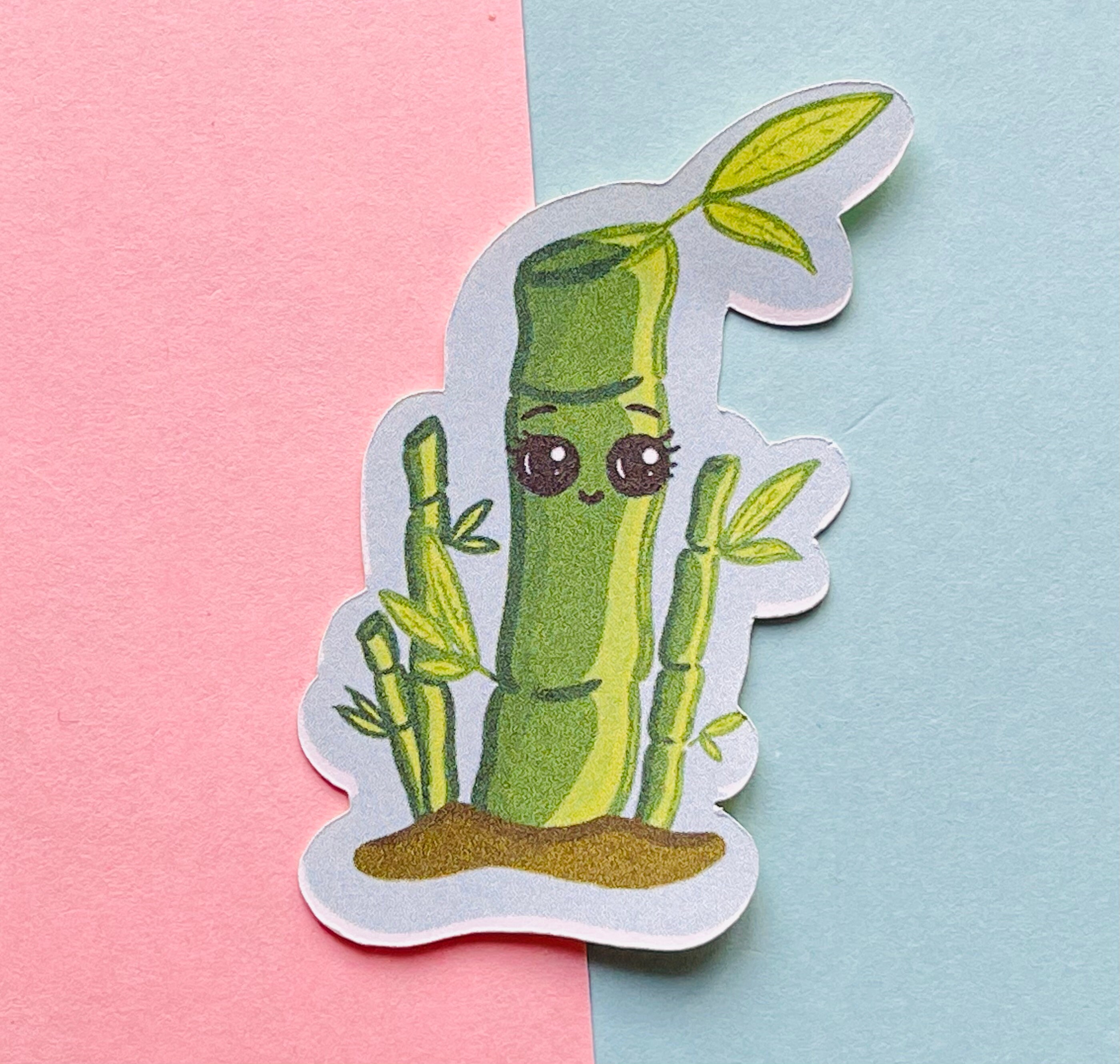 Cute Bamboo Sticker Pack Bamboo Sticker | Etsy