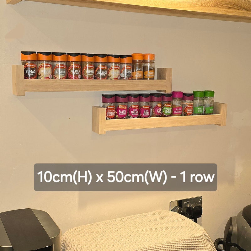 Spice Rack Wall Mount - Etsy