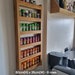 Wall Mounted Solid Oak Spice Shelf - Etsy