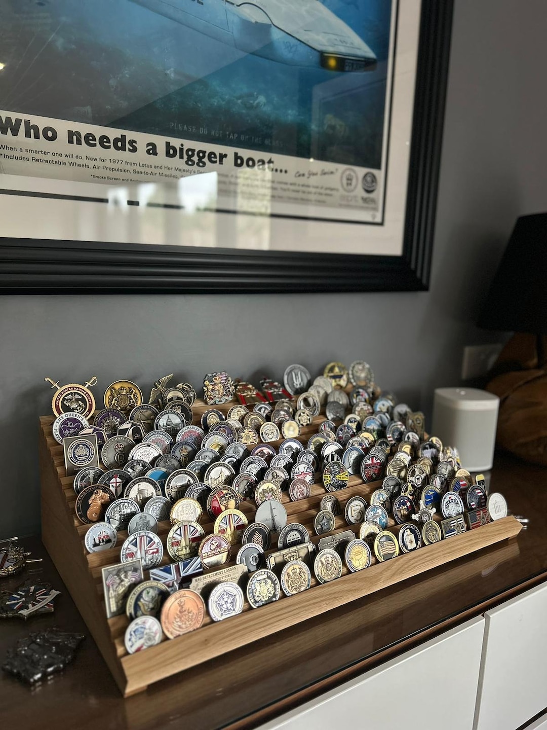 Solid Oak Coin Collection Display - Etsy