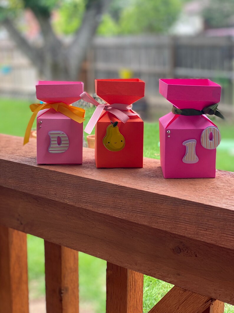 Tutti Frutti Party Favor Box, Favor Box, Girls Favor Box, Chic Favor ...