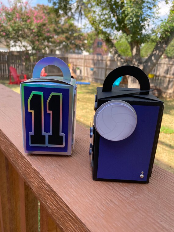 Party Favor Box Volleyball Favor Box - Etsy