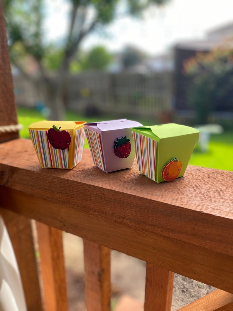 Tutti Frutti Party Favor Box, Favor Box, Girls Favor Box, Chic Favor ...