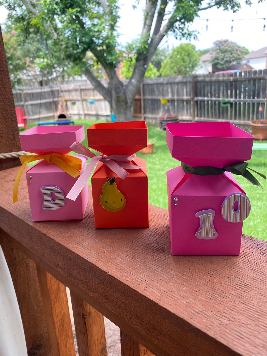 Tutti Frutti Party Favor Box, Favor Box, Girls Favor Box, Chic Favor ...