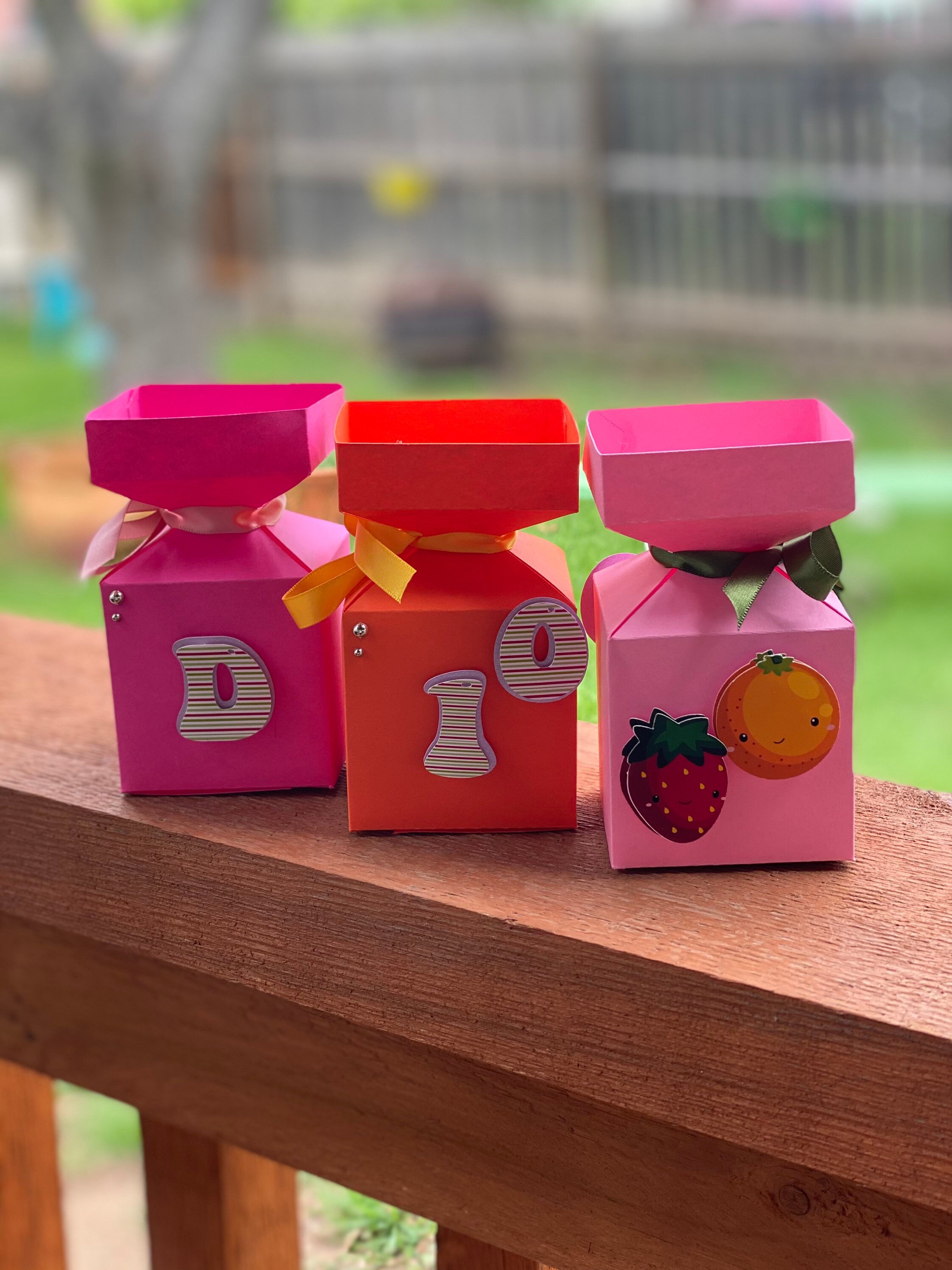 Tutti Frutti Party Favor Box, Favor Box, Girls Favor Box, Chic Favor ...
