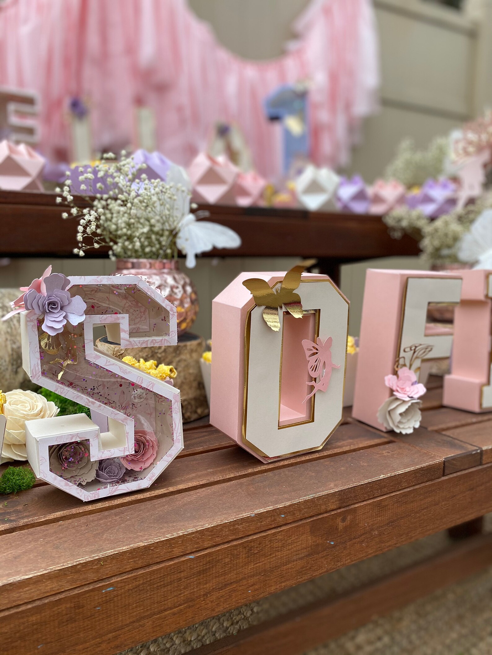 3D Personalize Letters, Birthday3d Letters Decoration, 7inch 3D Letters ...