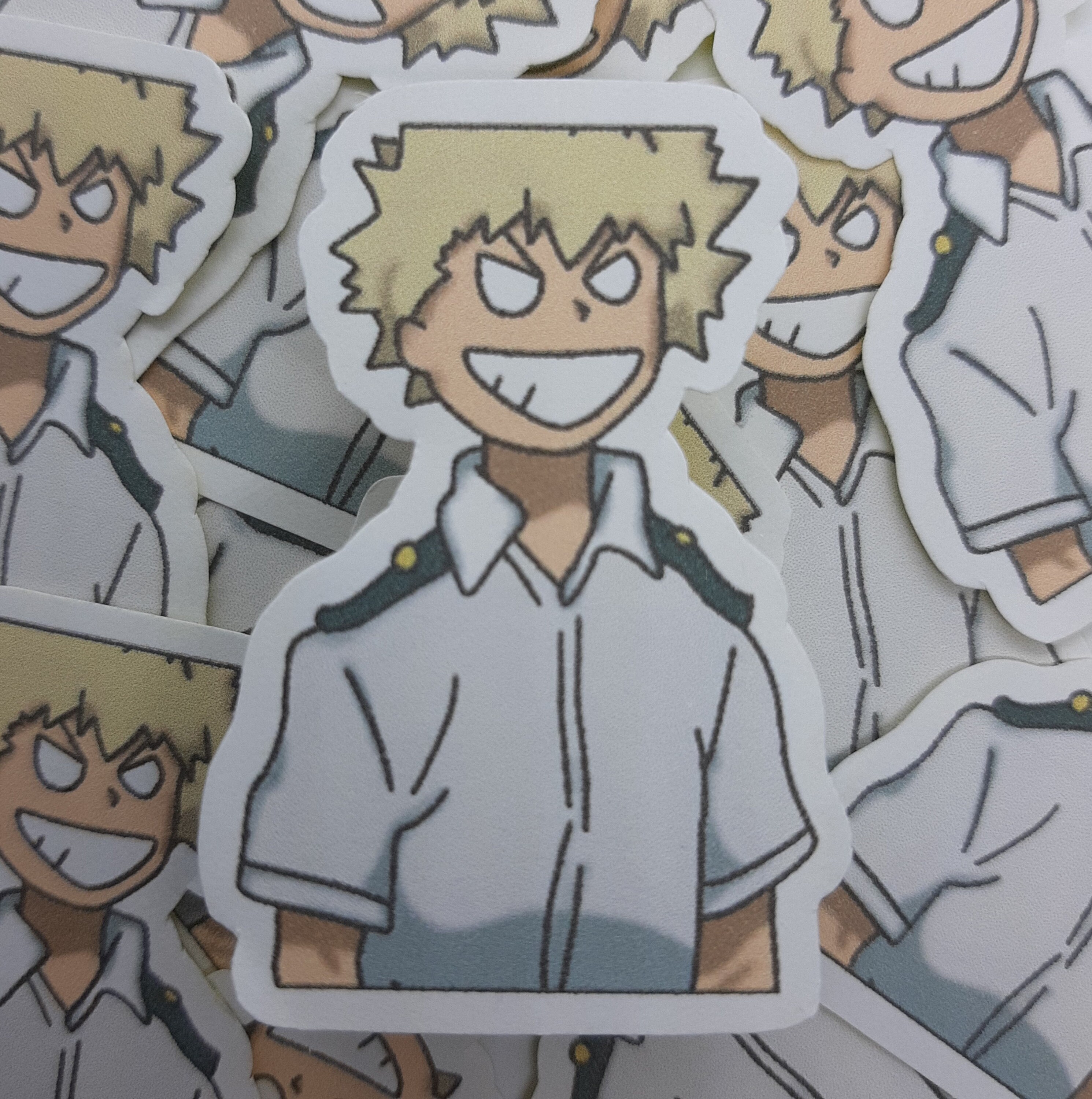 Katsuki Bakugo Sticker Low Quality | Etsy