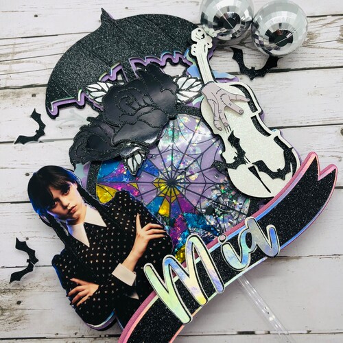 Wednesday Cake Topper - Etsy