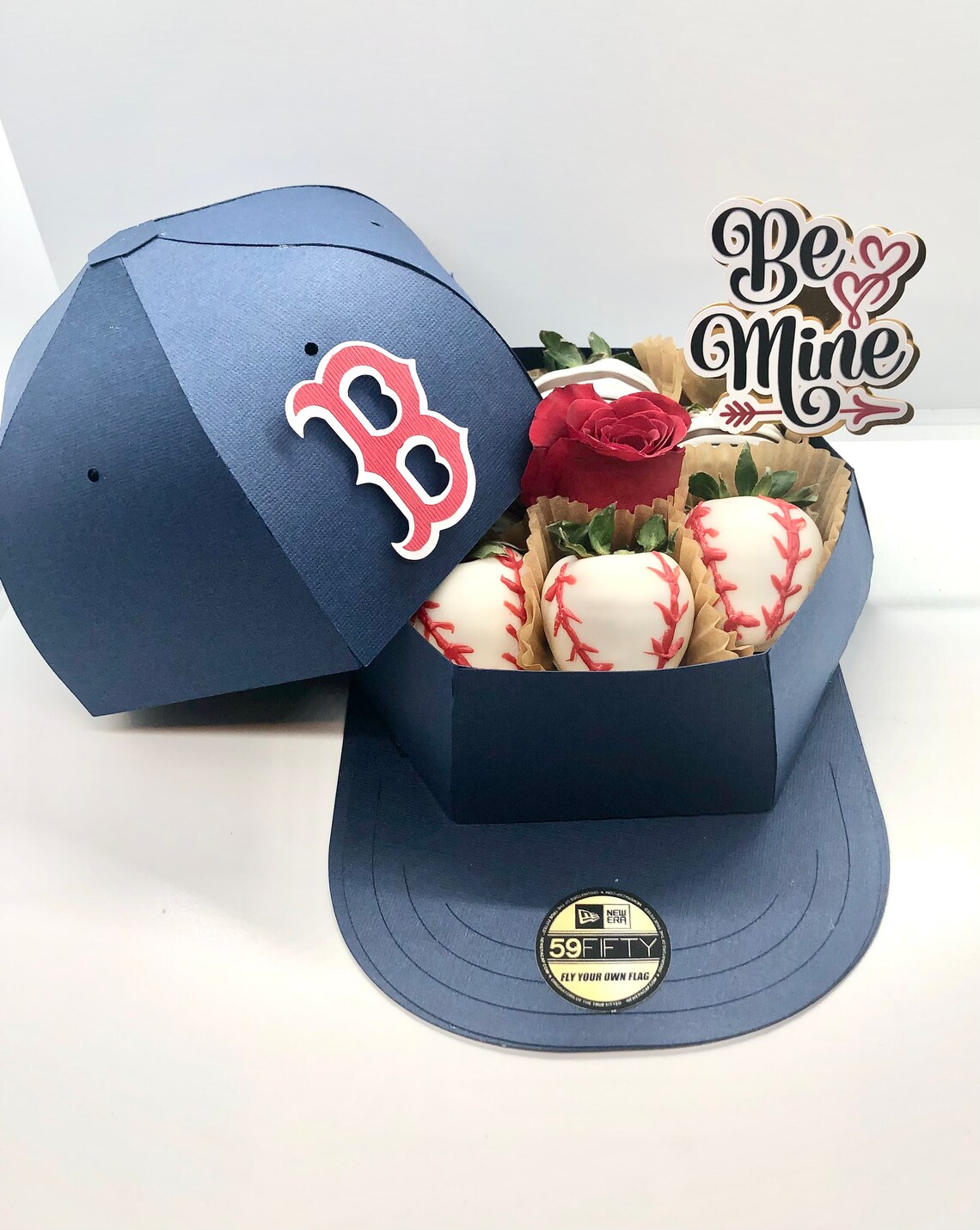 Baseball Cap Box Valentines Favor Box Paper Box Fathers Day - Etsy