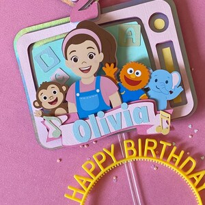 Personalized Ms. Rachel Birthday Cake Topper: Educational TV Theme - Etsy