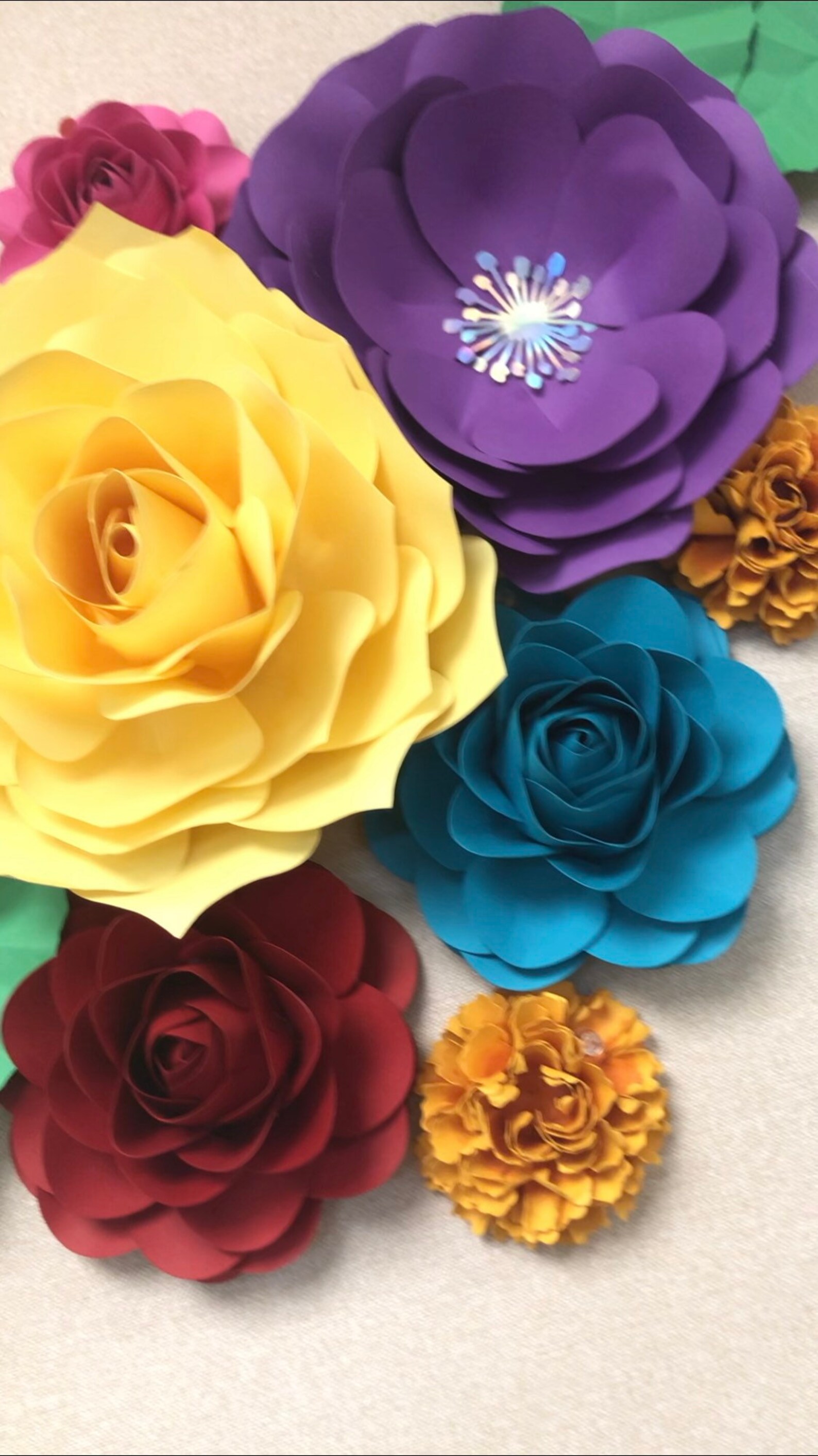 Paper Marigolds: Día De Los Muertos Ofrenda Decor - Set of 6 - Etsy