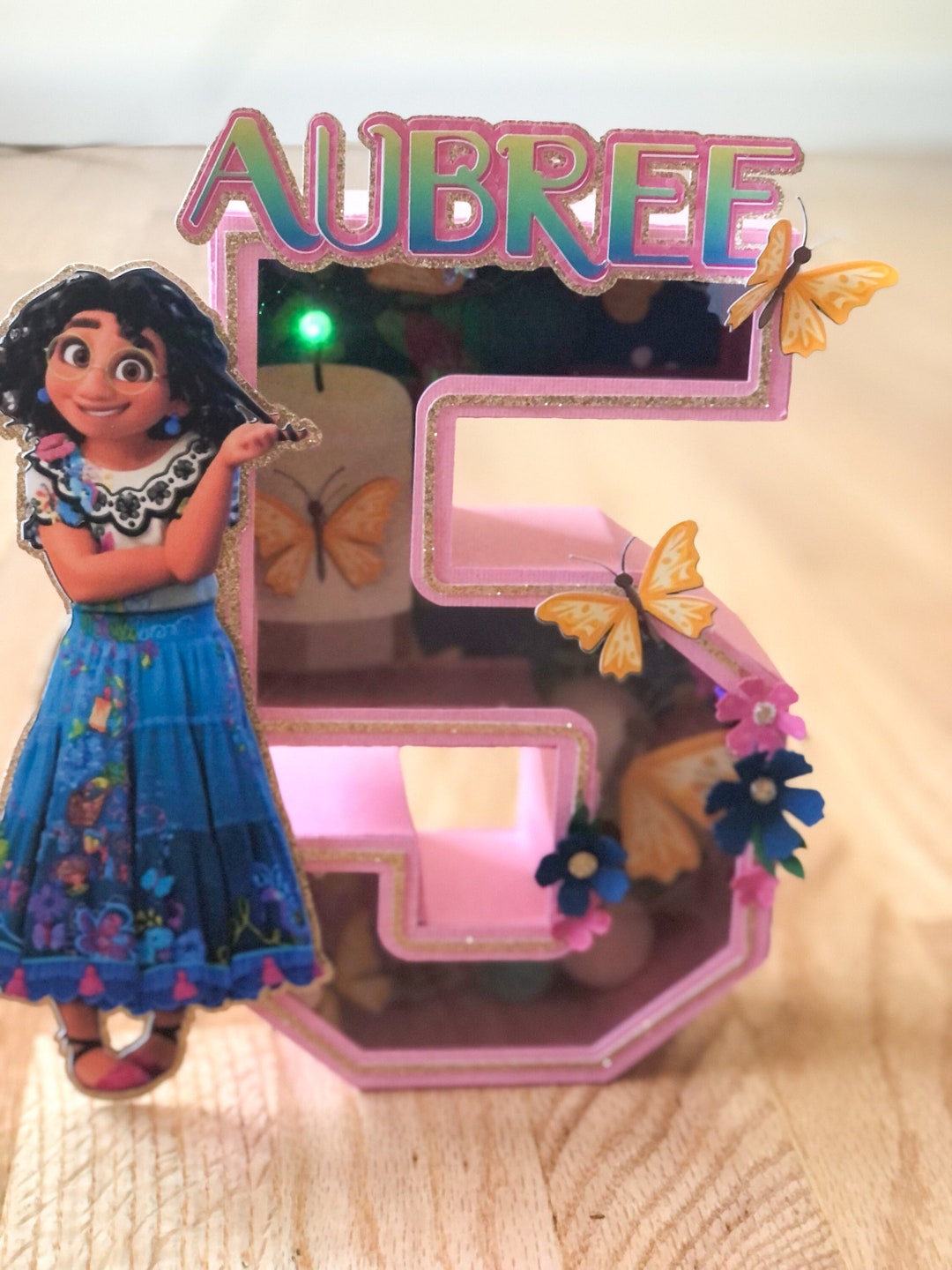 Encanto 3D Number: Custom Party Decoration, Birthday Photo Prop - Etsy