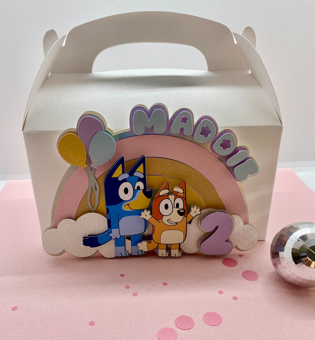 Bluey Birthday - Bluey Theme Party - Bluey Favor Boxes, Blue Candy Box ...