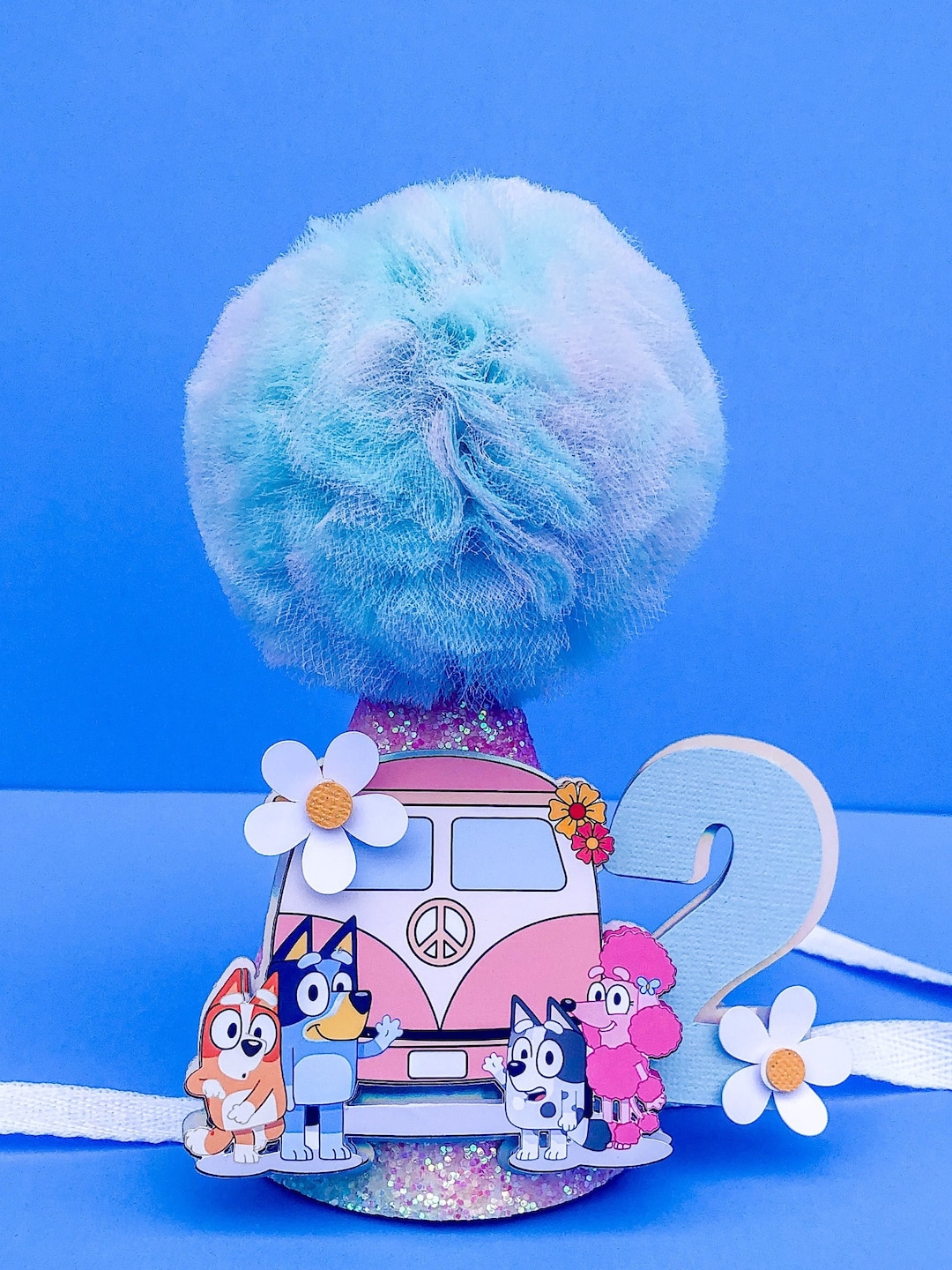 Bluey Birthday Bluey Theme Party Bluey Party Hat, Bluey Birthday Hat ...