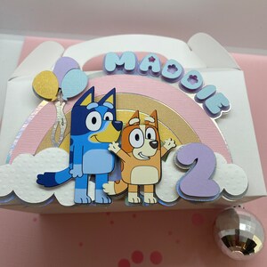 Bluey Birthday Favor Boxes: 3D Theme Party Treat Box - Etsy