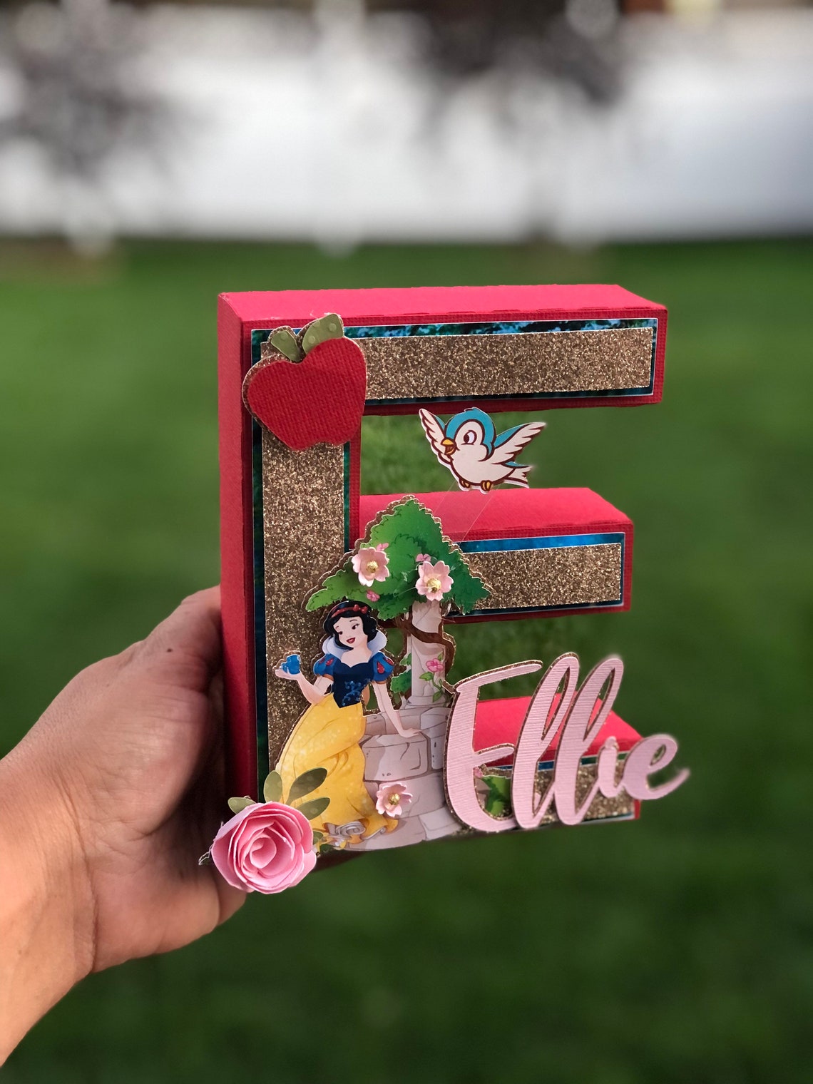 Snow White Party Decorations Snow White 3d Letter Snow White - Etsy