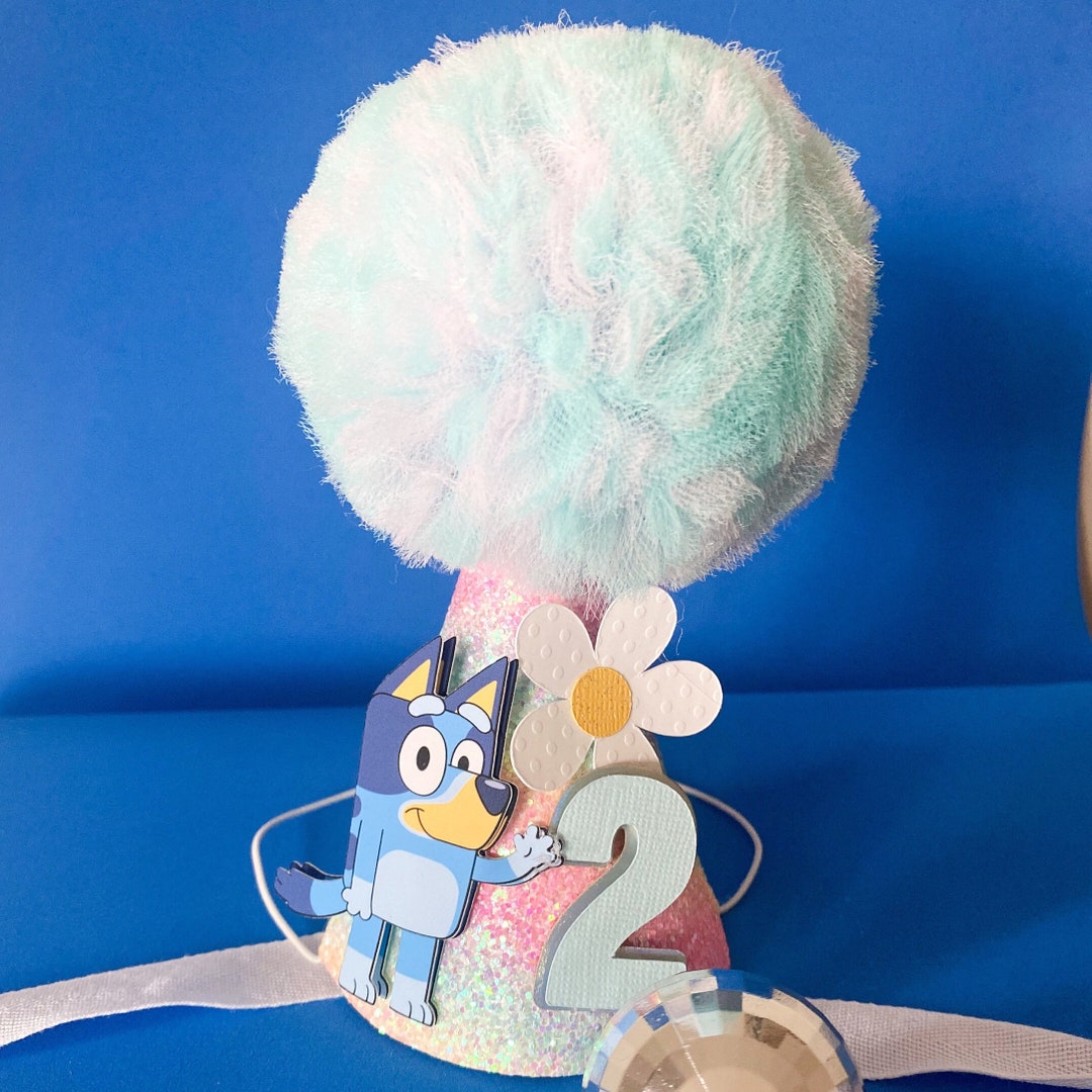 Bluey Birthday - Bluey Theme Party - Bluey Party Hat, Bluey Birthday ...