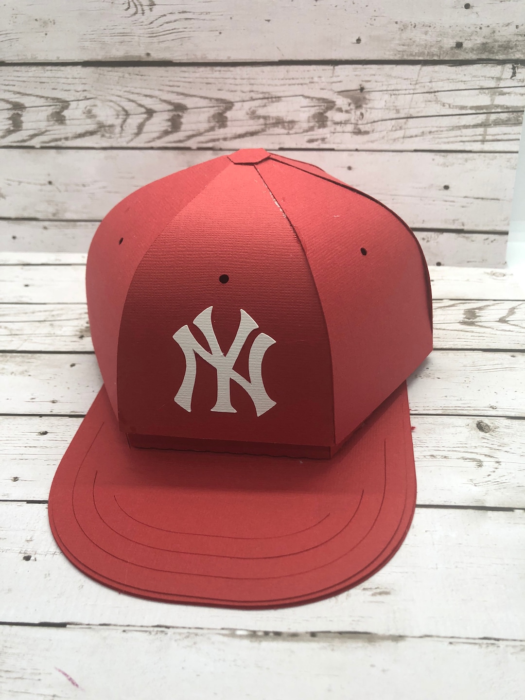 Baseball Cap Box/ Valentine’s/ Favor Box/ Paper Box/ Father’s Day Gift ...