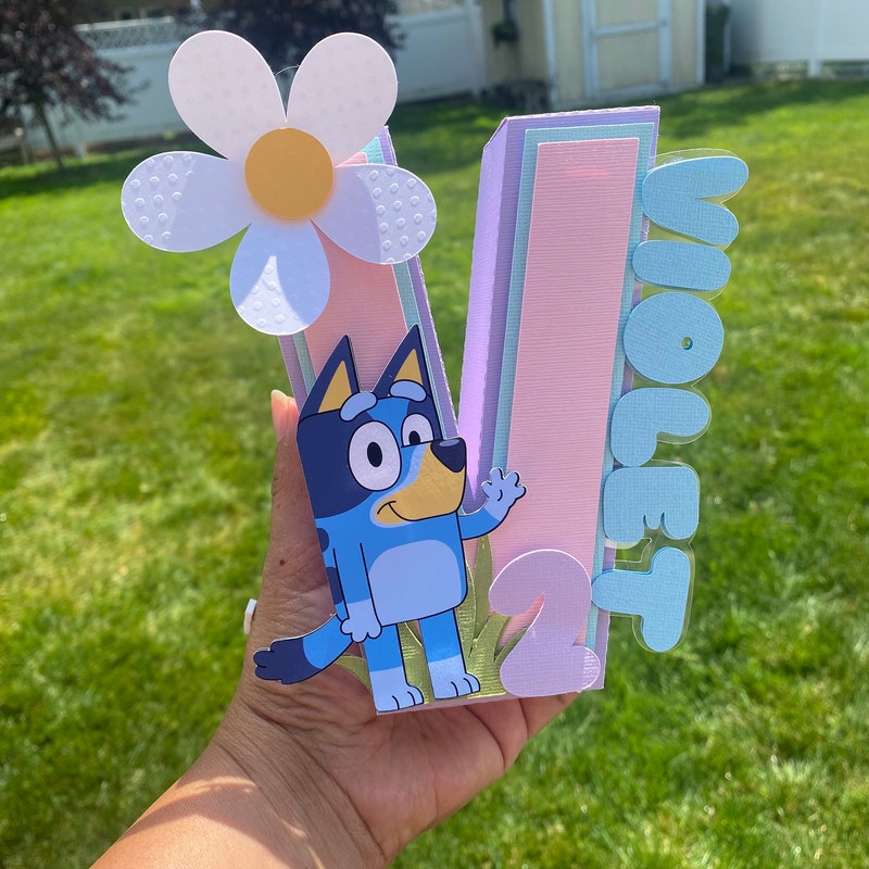 Bluey Bingo Letters - Etsy