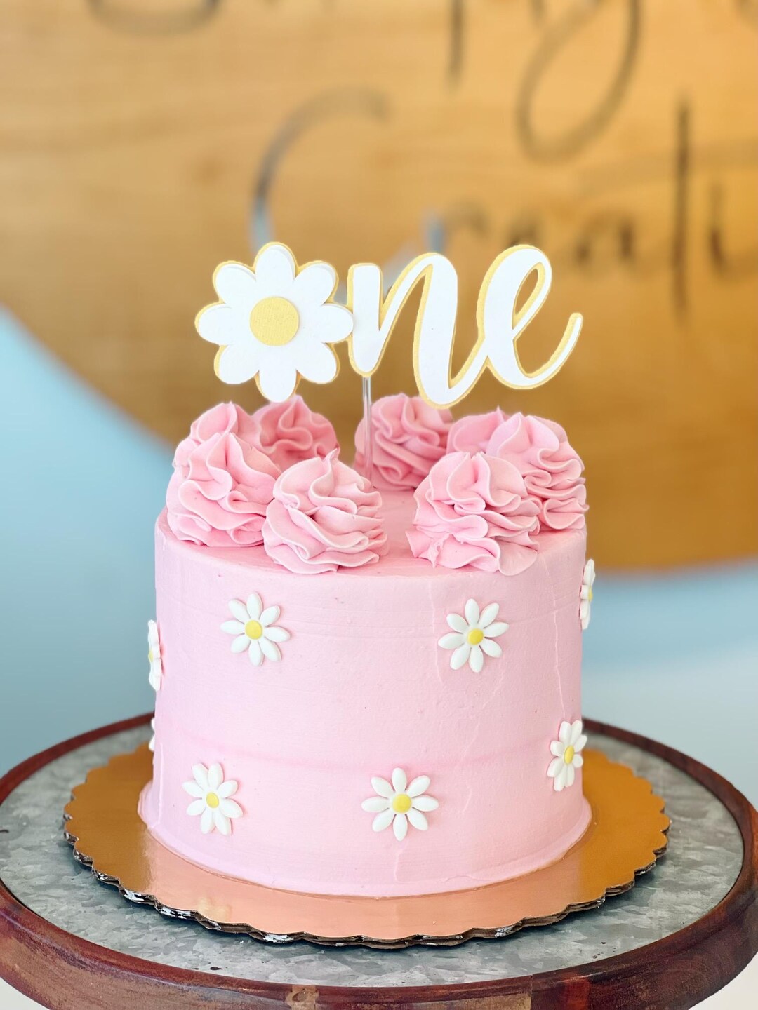 Daisy One Cake Topper - Etsy
