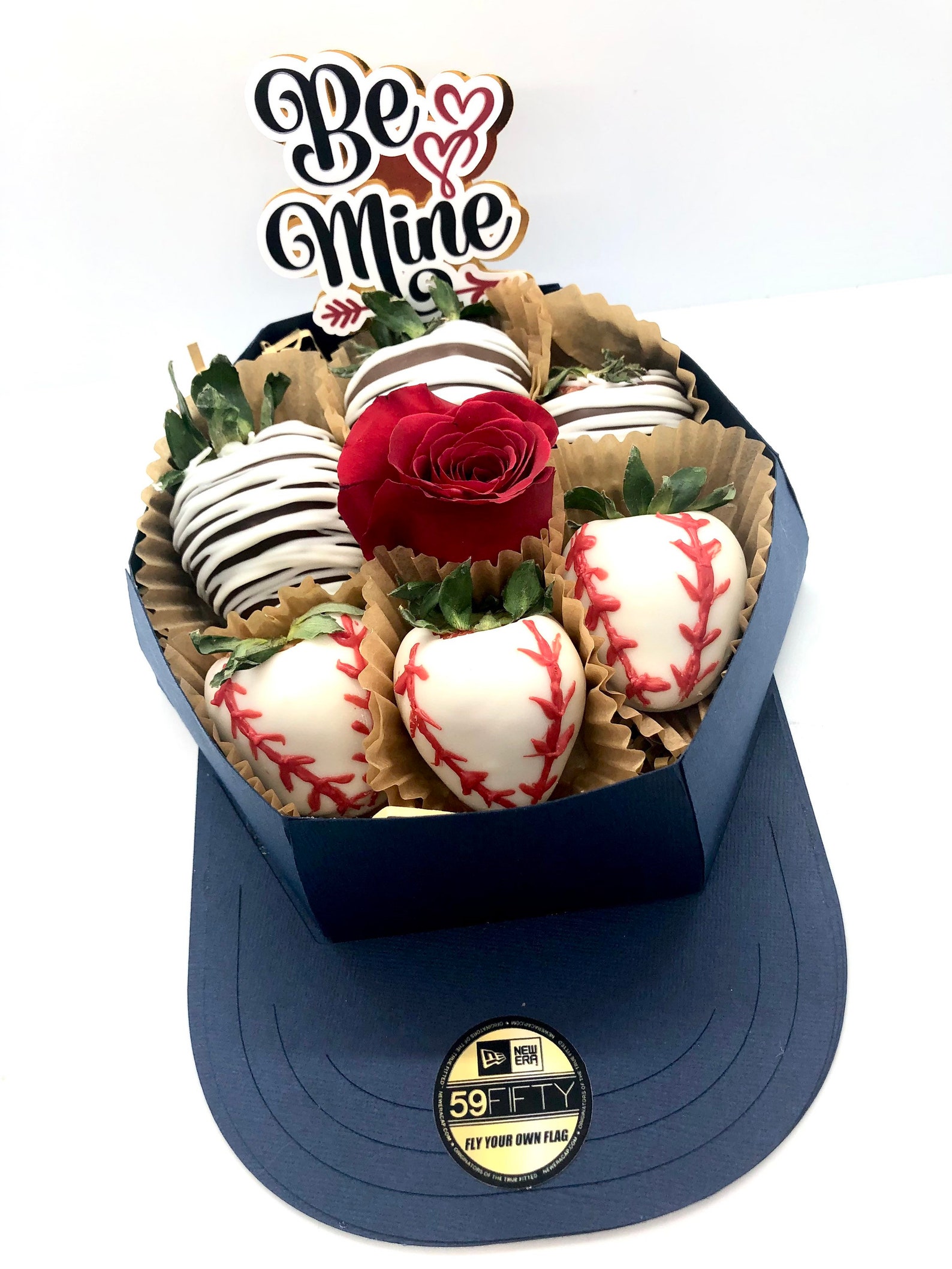 Football Baseball Cap Box - Valentine’s - Favor Box - Paper Box ...