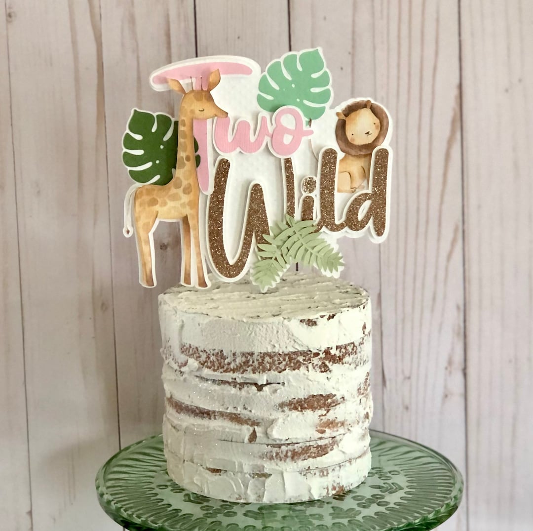 Jungle Safari Cake Topper, Safari Party Decorations, Safari Animals ...