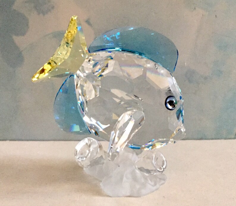 New Swarovski Society BLUE TANG FISH Wonders of the Sea - Etsy