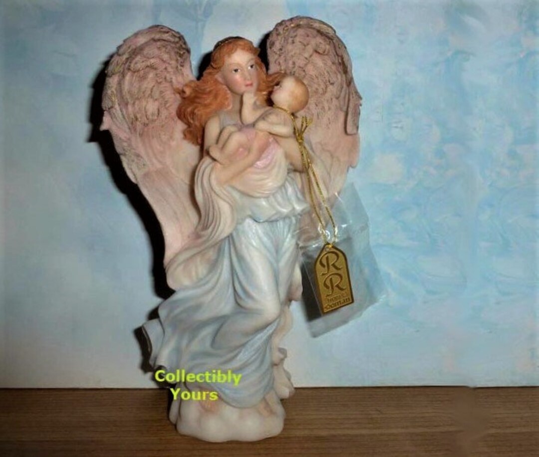 New Seraphim Classics SERAPHINA Heaven's Helper, Angel Holding Baby, 7 ...