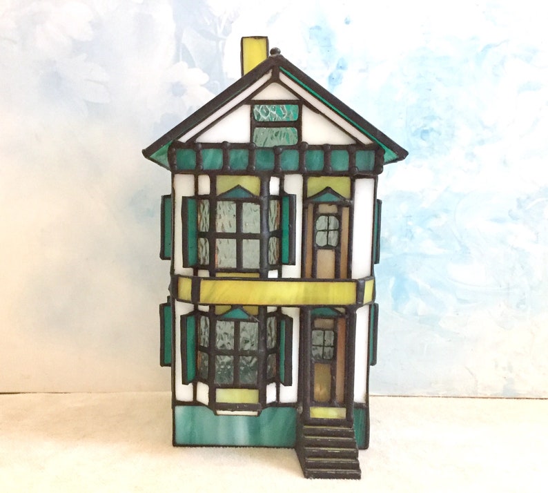 Forma Vitrum PAINTERS PLACE Vitreville Lighted Building - Etsy