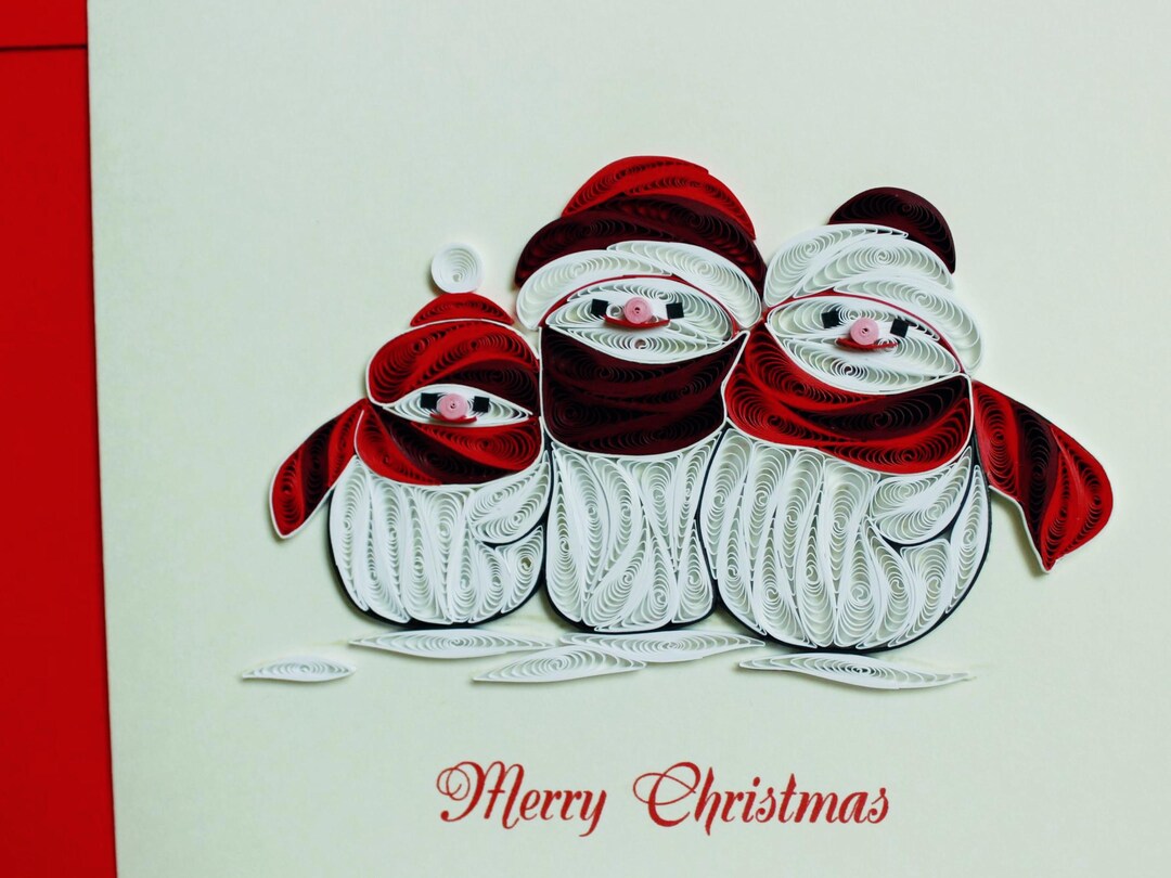 Snowman Christmas Quilling Card / Handmade Card/ Christmas Card ...