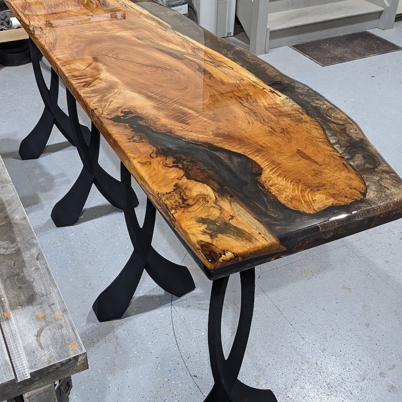 Live Edge River Table - Etsy