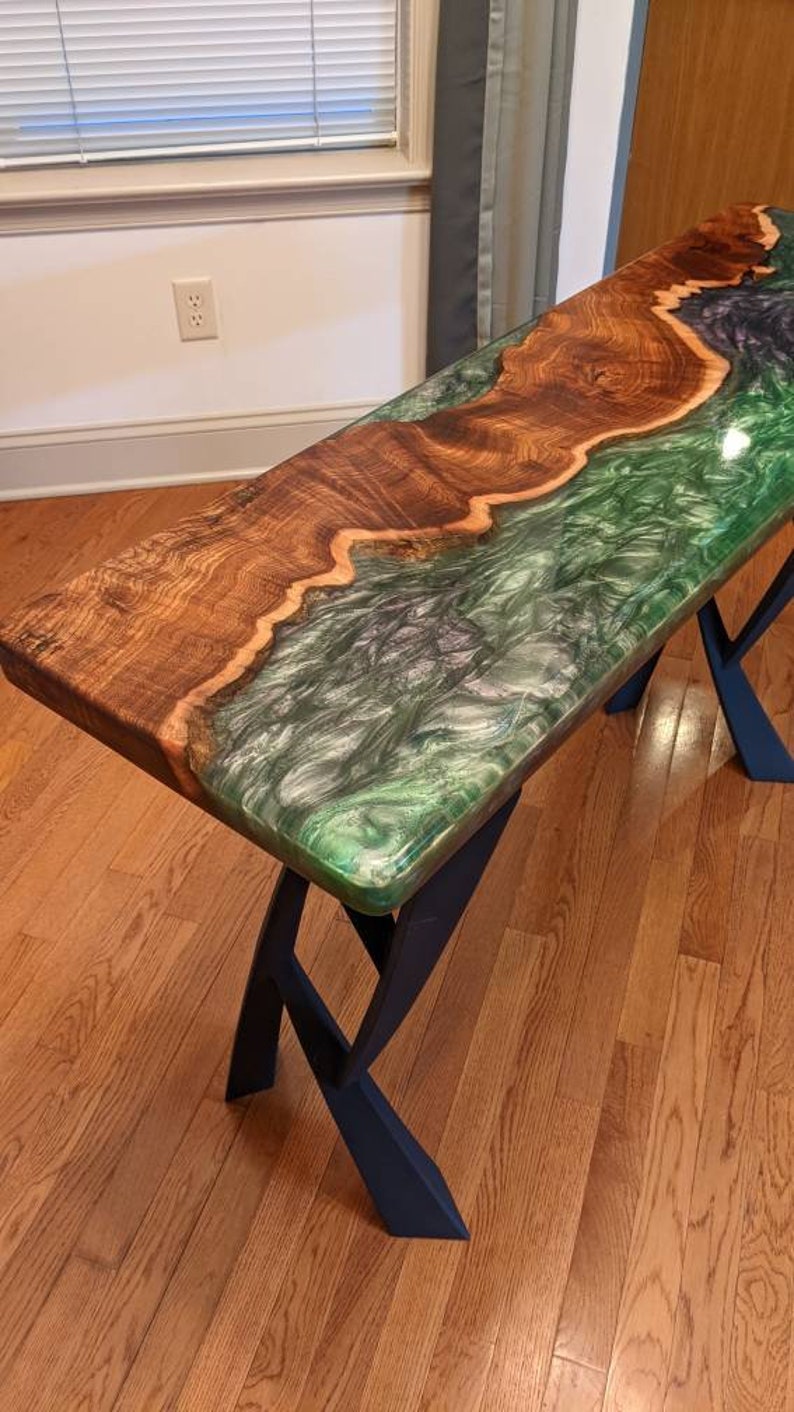 Console Table Sofa Table and Entryway Tables. Live Edge - Etsy