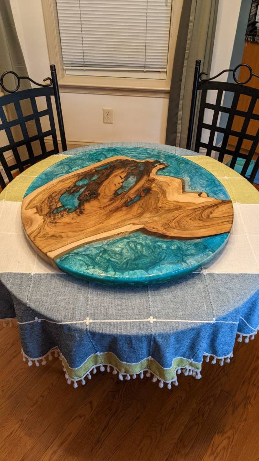 Custom Lazy Susan of Your Design. Multiple Sizes. Wood Species. Color ...