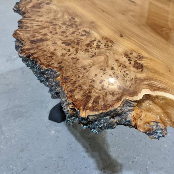 Burl Wood Table - Etsy