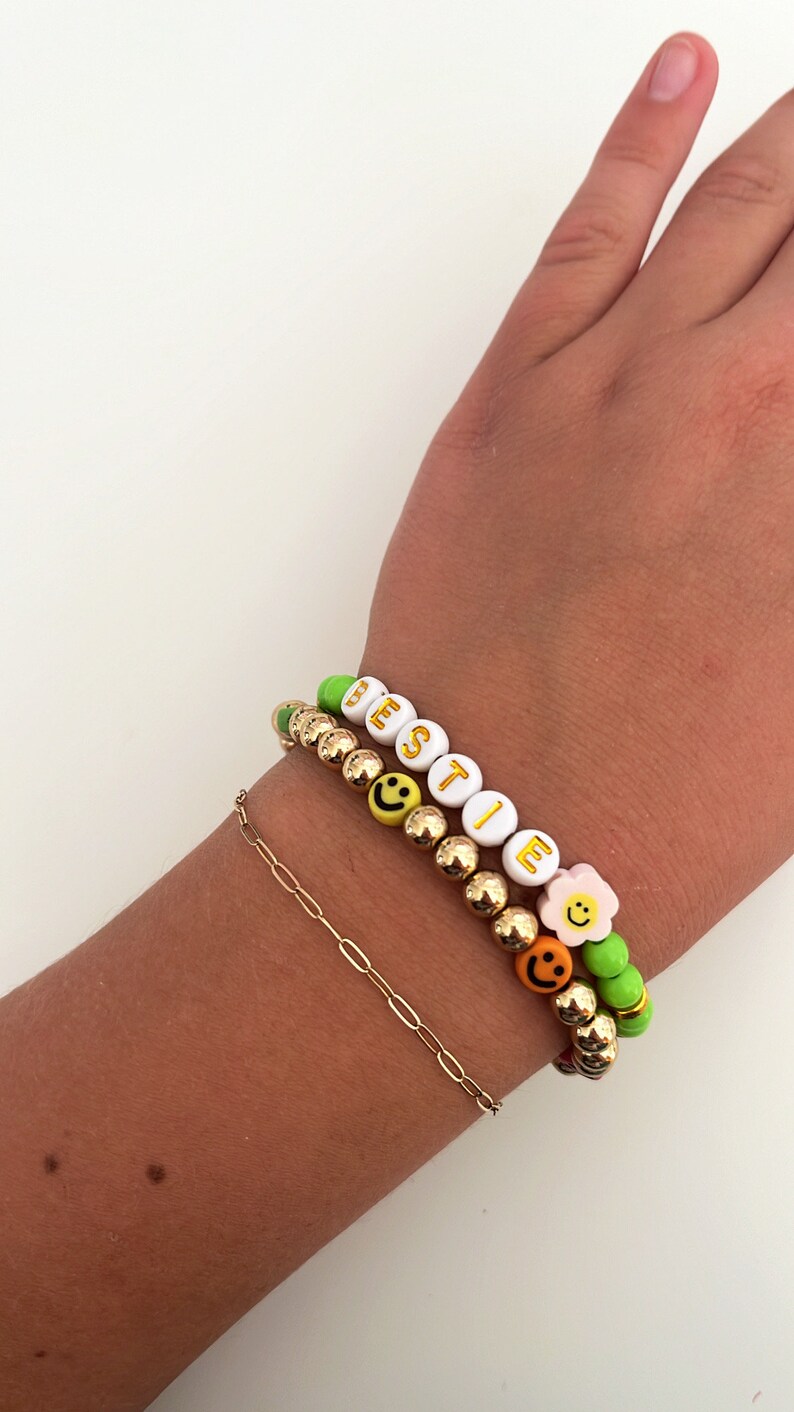 Fun Bestie Bracelet Stack - Etsy