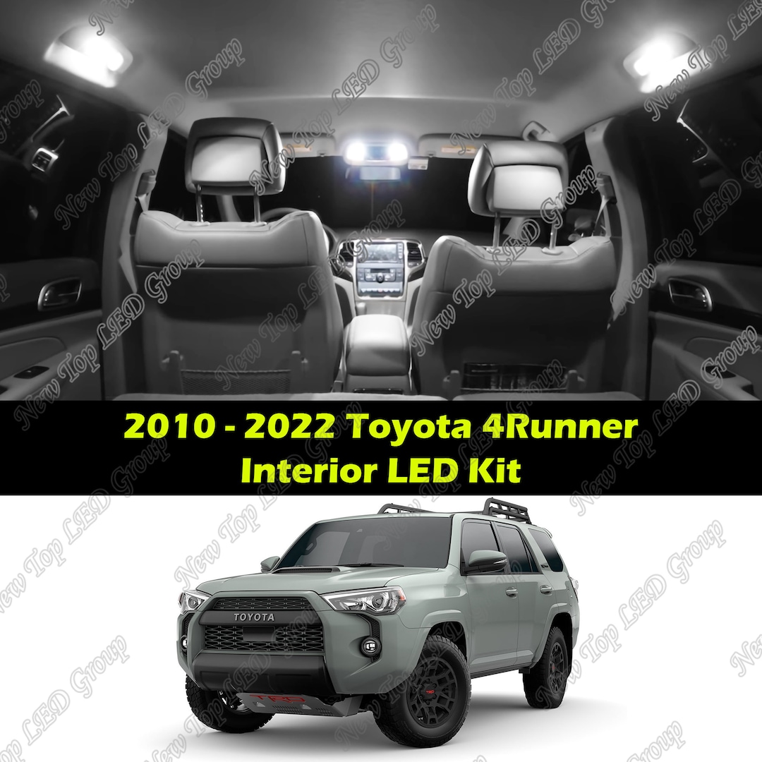White Interior LED Lights Kit Package Compatible for 2010 - 2021 2022 ...