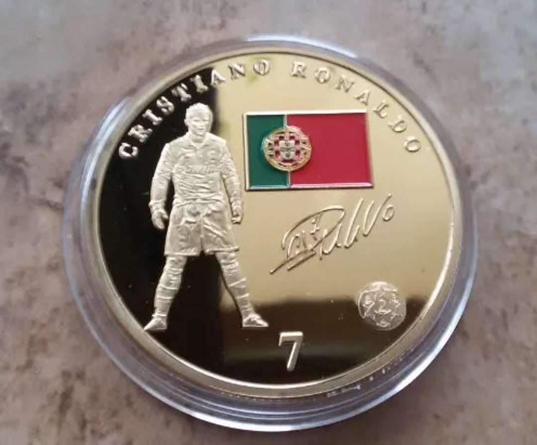 Cristiano Ronaldo Medal Coin Souvenir CR7 Best Player Football Gift - Etsy