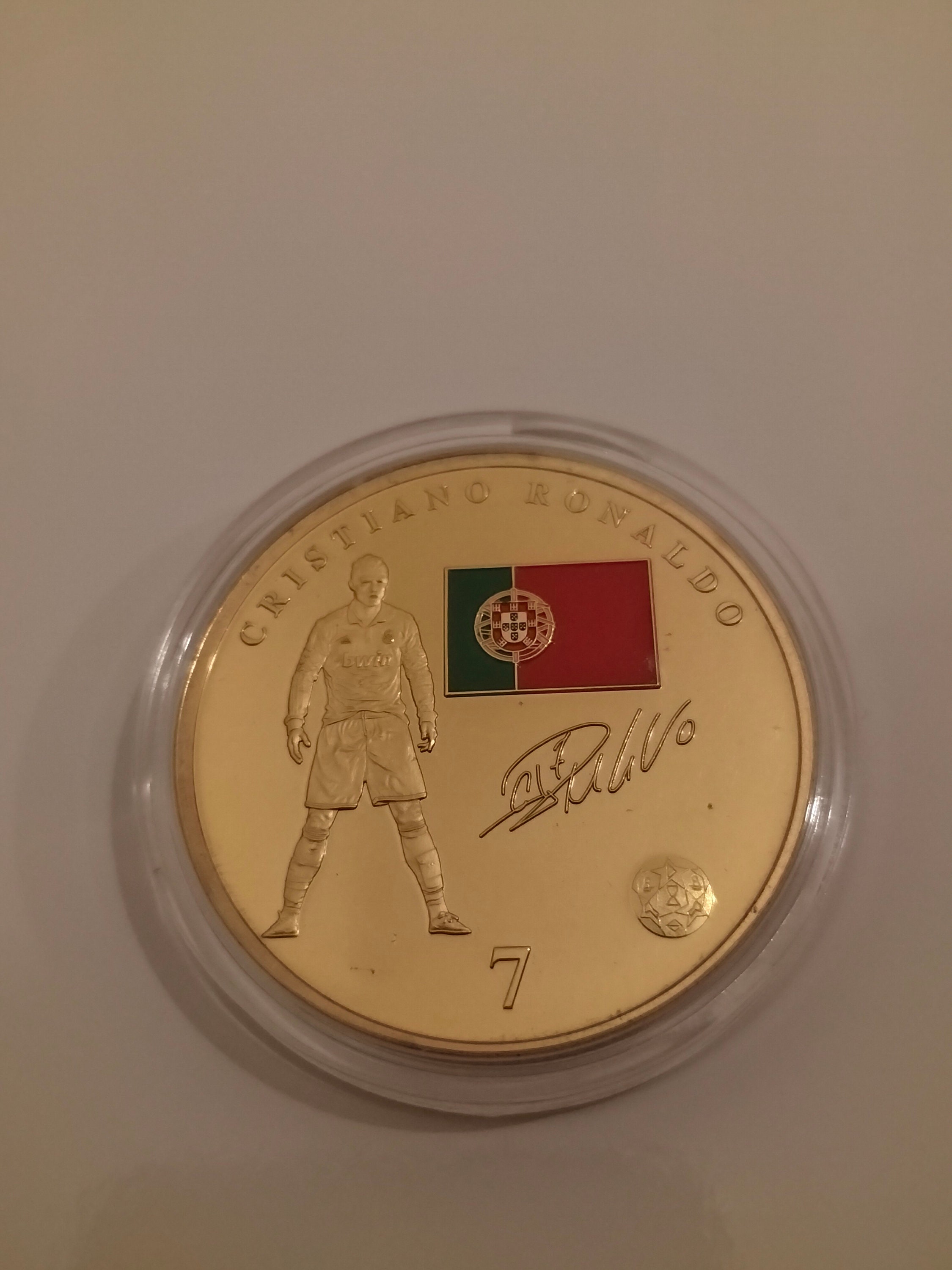 Cristiano Ronaldo Medal Coin Souvenir CR7 Best Player Football Gift - Etsy