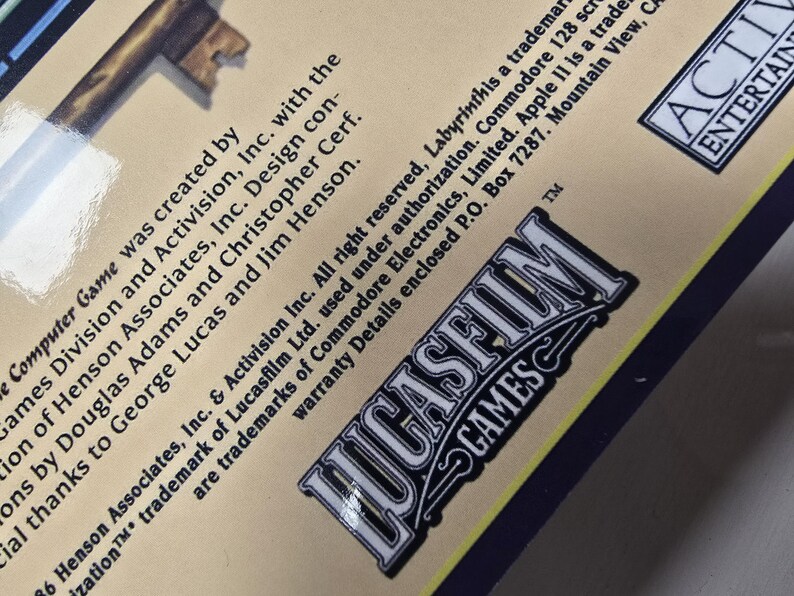 Reproduction Box for Labyrinth (lucasfilm Games) – A Must-have for ...