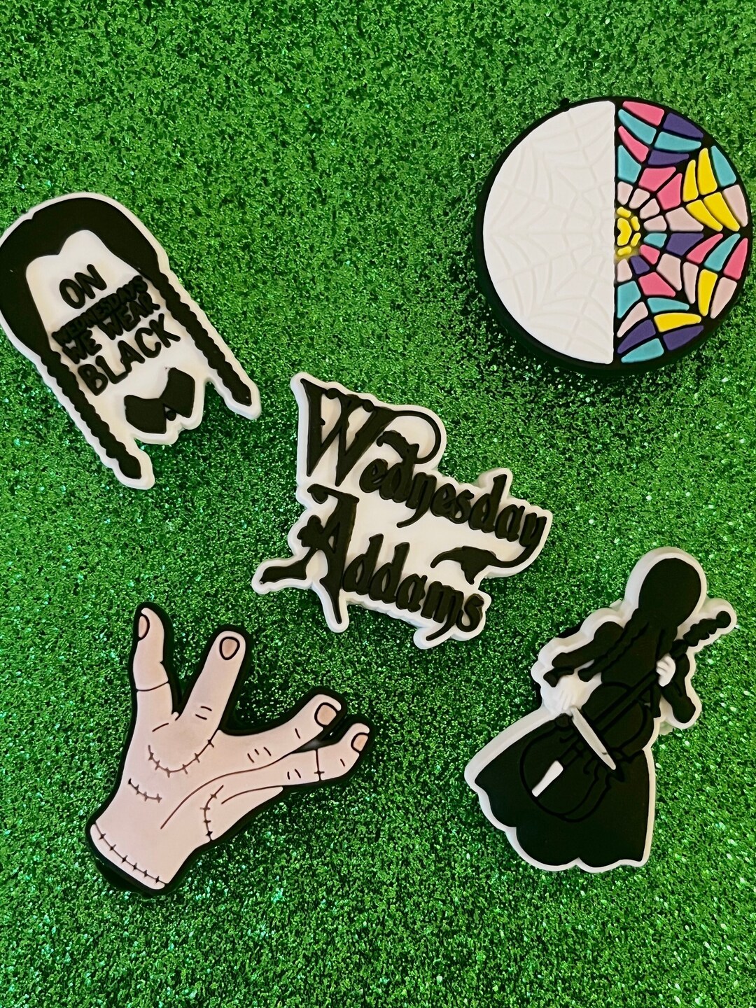 Wednesday Croc Charms PVC - Etsy